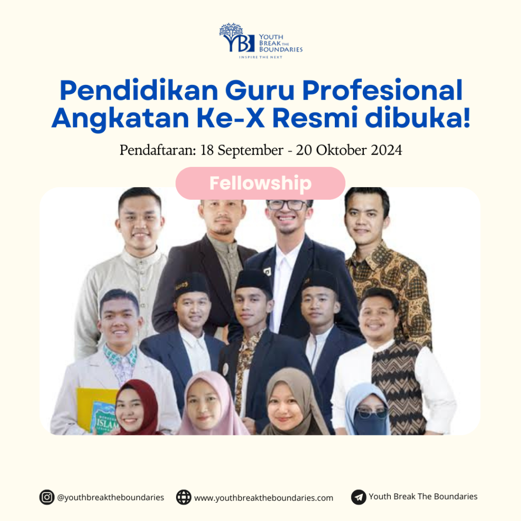 Pendidikan Guru Profesional Angkatan Ke-X Resmi dibuka! - Youth Break ...