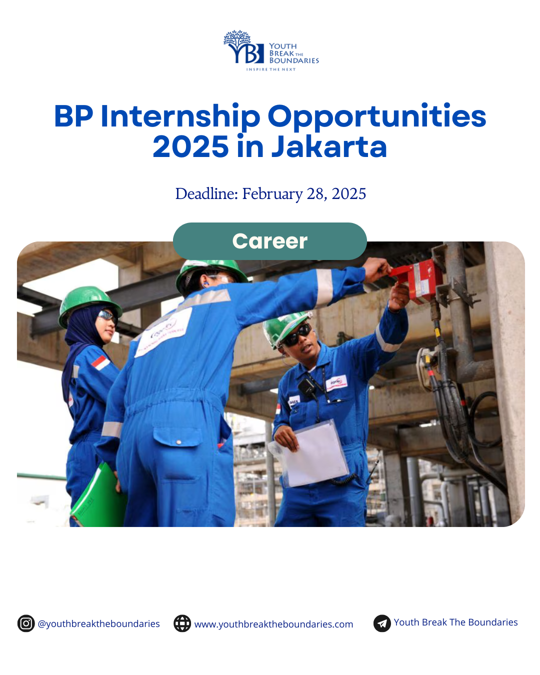 BP Internship Programme Opportunities 2025 in Jakarta - Youth Break the ...