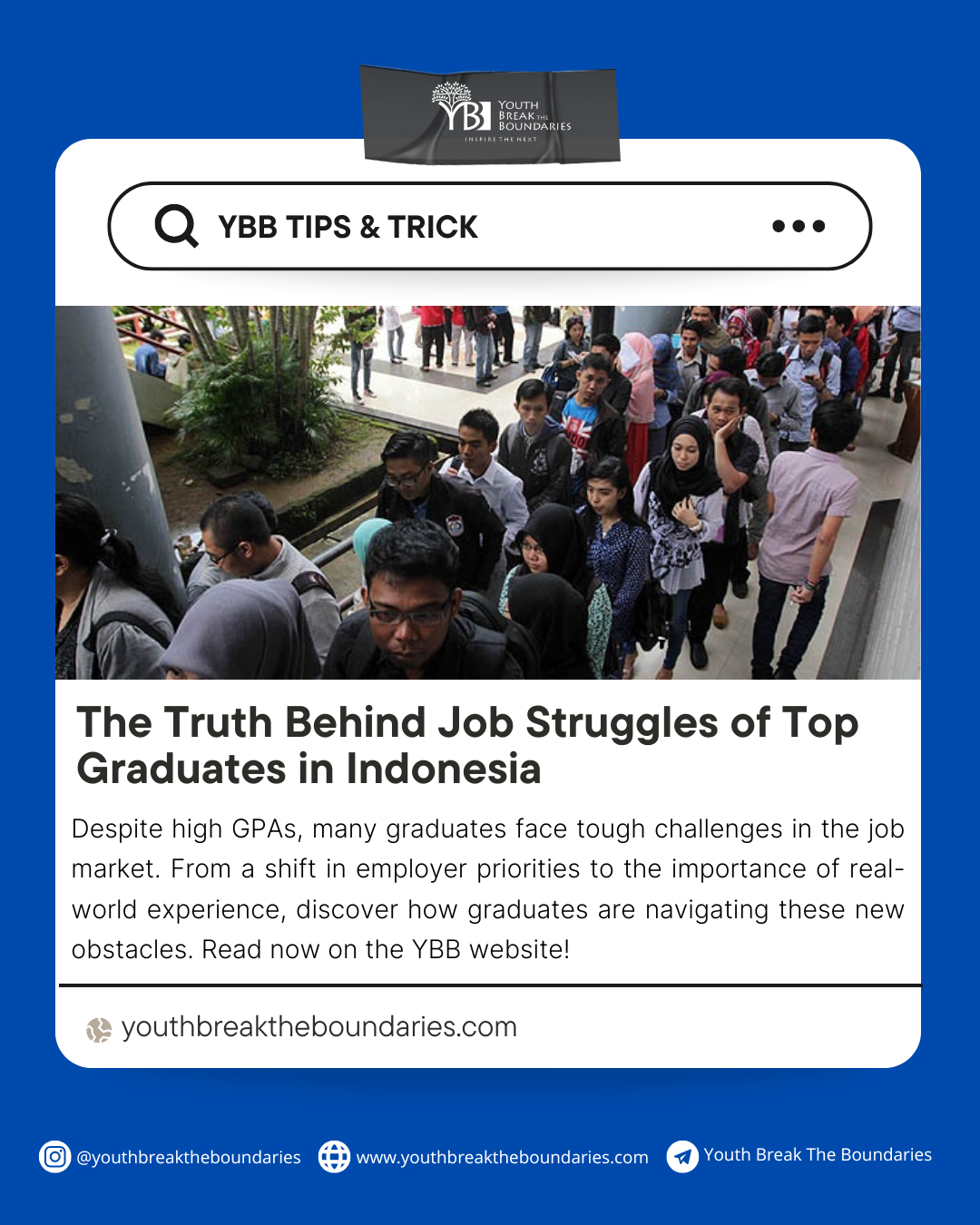 The Truth Behind Job Struggles of Top Graduates in Indonesia - Youth ...
