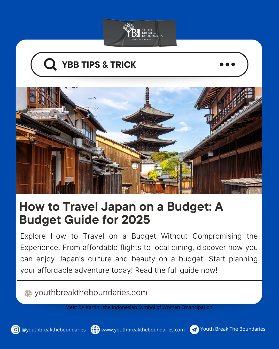 How to Travel Japan on a Budget: A Budget Guide for 2025 - Youth Break ...