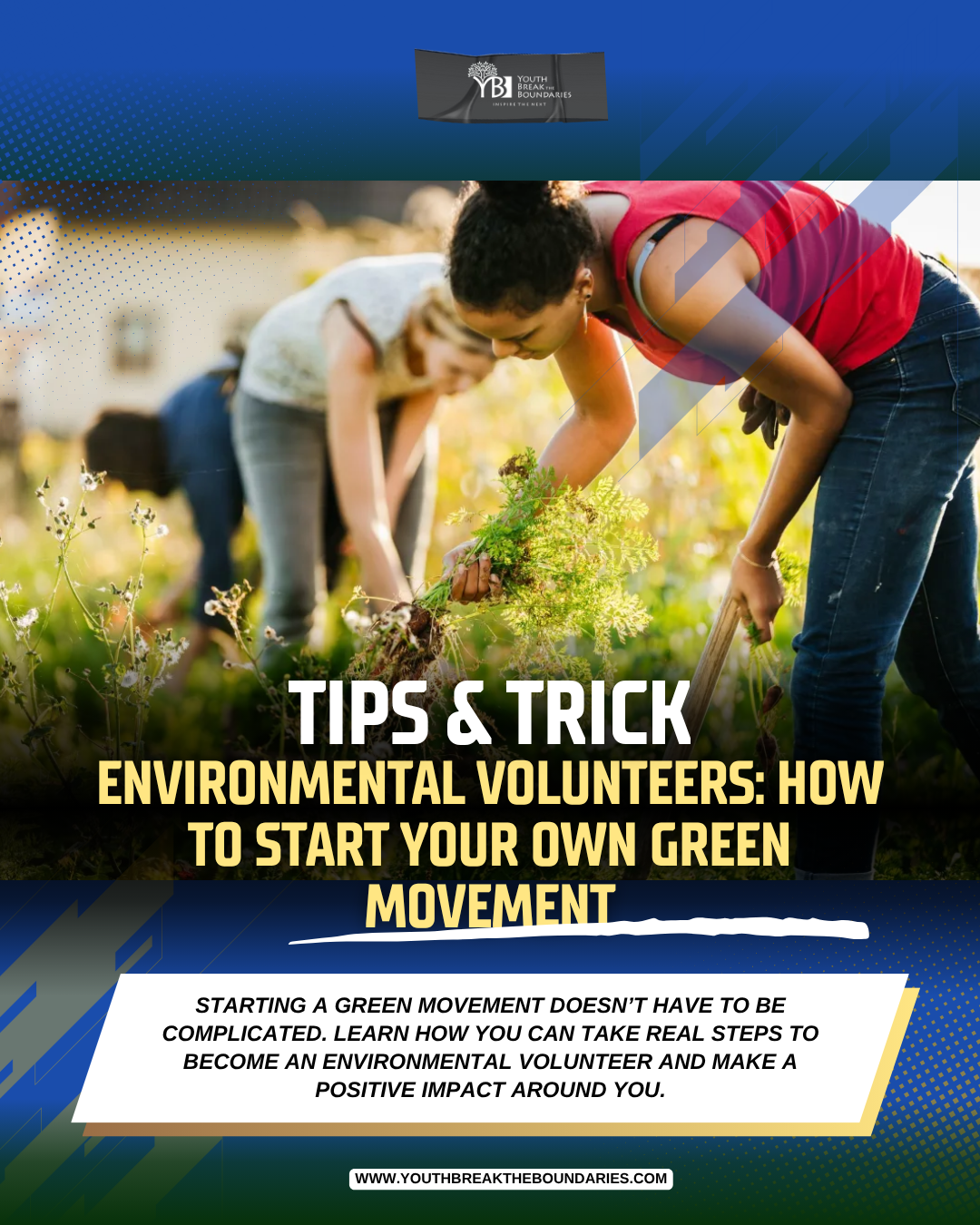 Environmental Volunteers: How to Start Your Own Green Movement - Youth ...