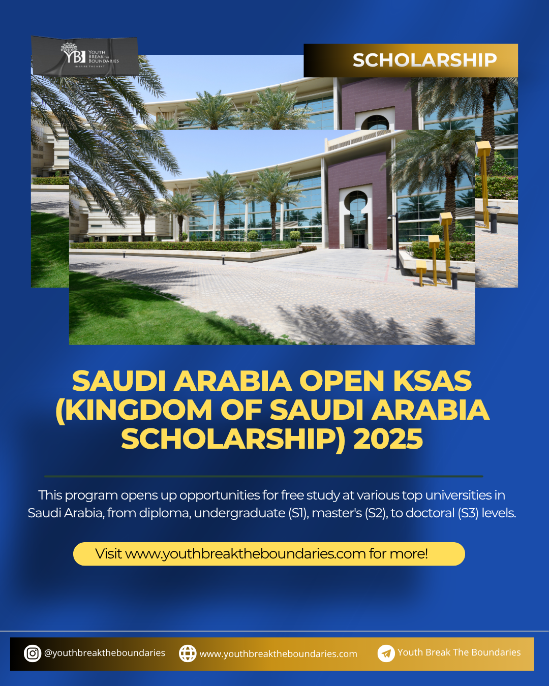 Saudi Arabia Open KSAS (Kingdom of Saudi Arabia Scholarship) 2025 ...