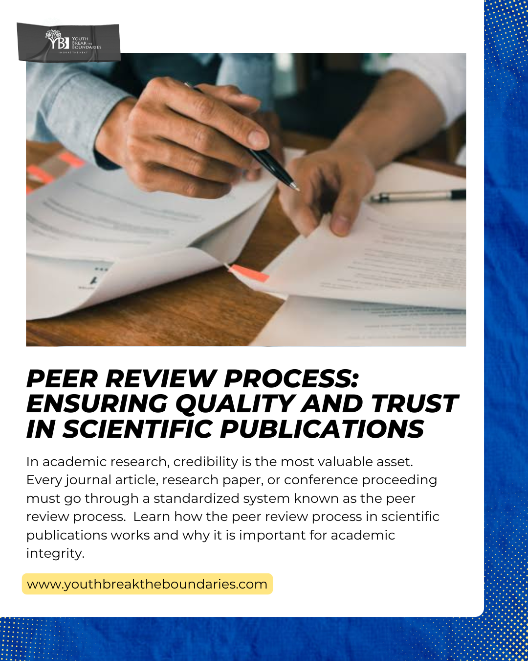 Peer Review Process: Ensuring Quality and Trust in Scientific ...