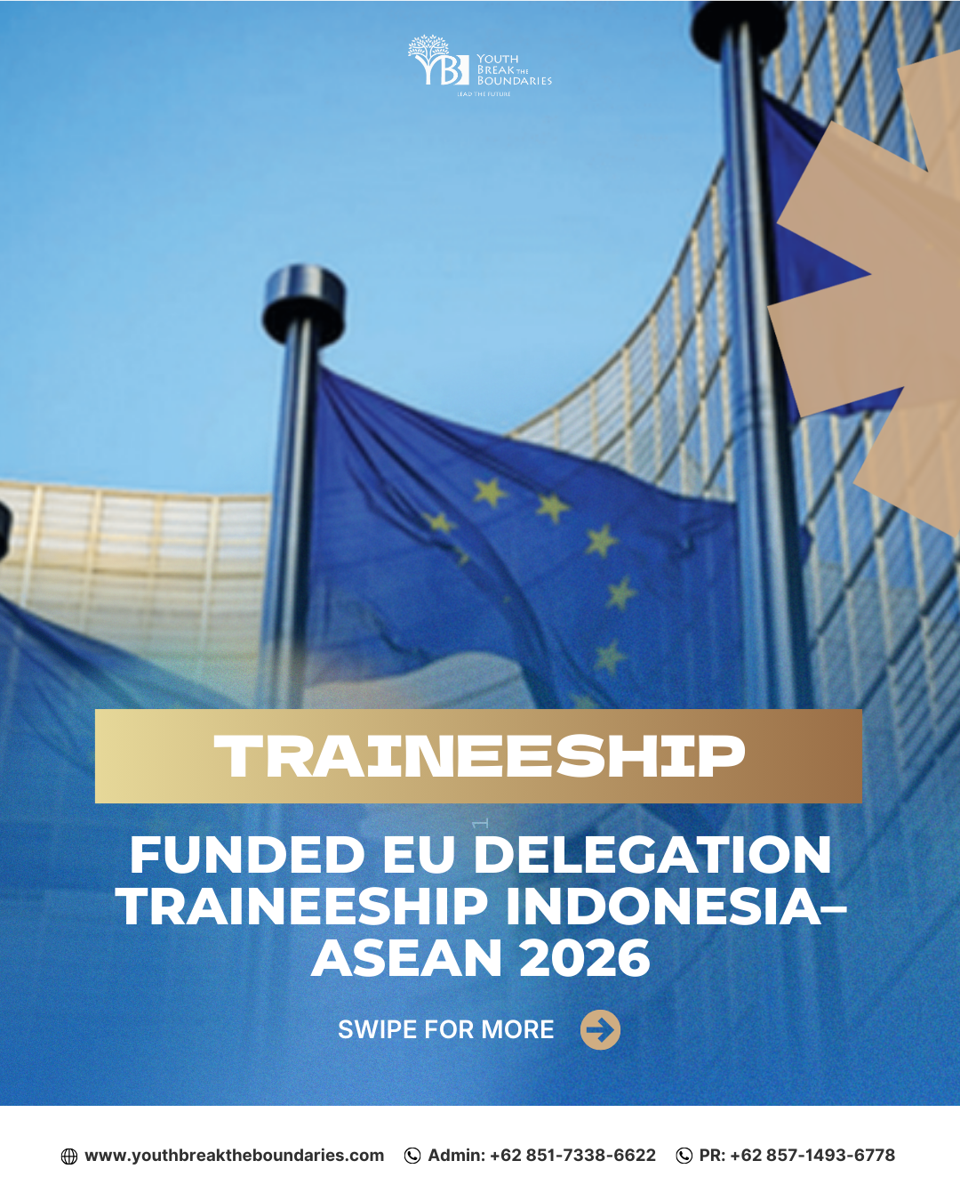 Funded EU Delegation Traineeship in Indonesia–ASEAN 2026 for Graduates