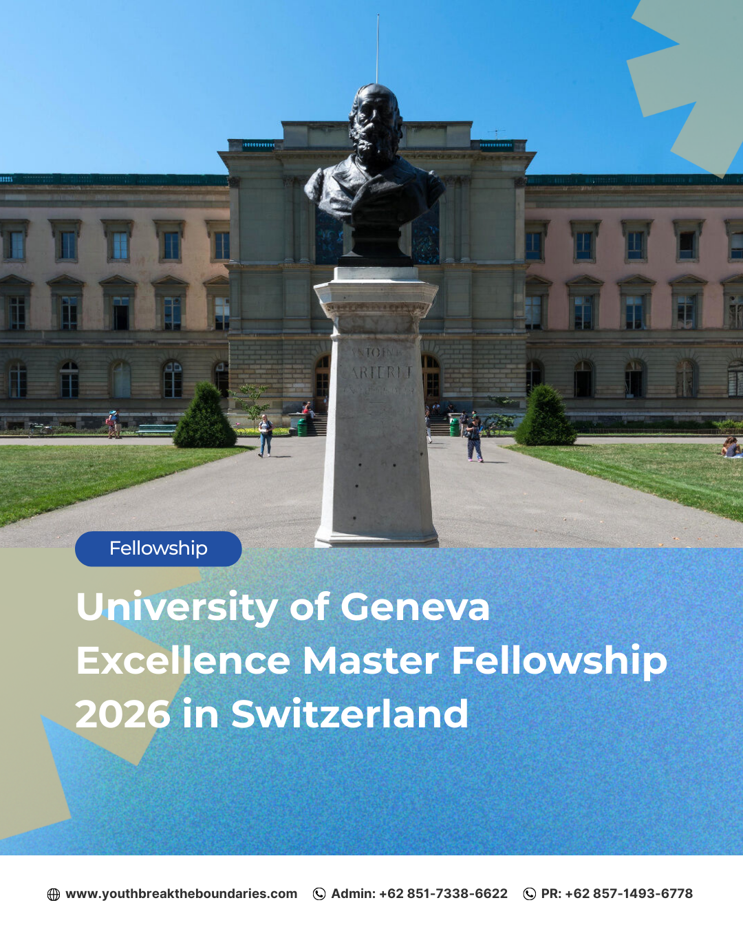University of Geneva Excellence Master Fellowship 2026
