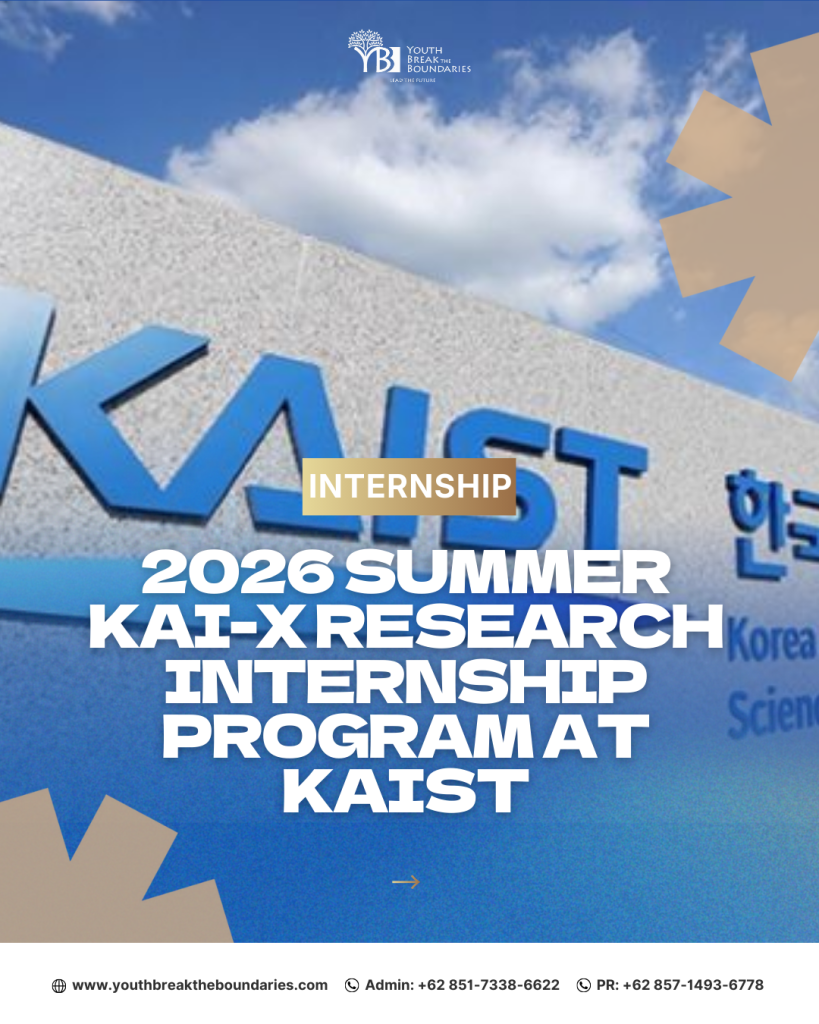 2026 Summer KAI-X Research Internship Program at KAIST