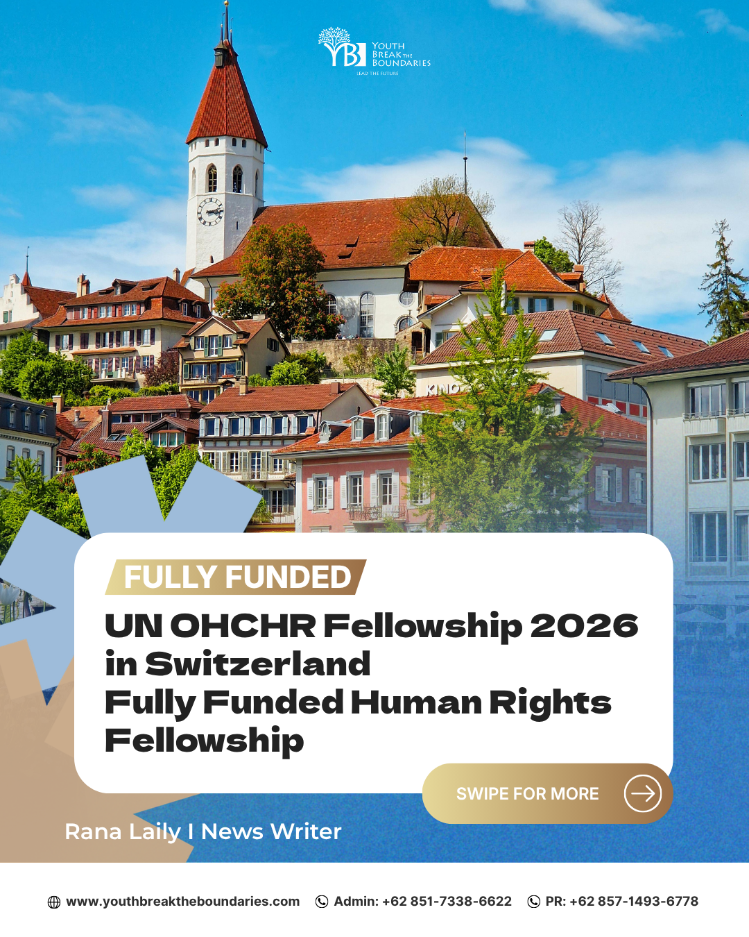 UN OHCHR Fellowship 2026 in Switzerland (Fully Funded) | Human Rights ...