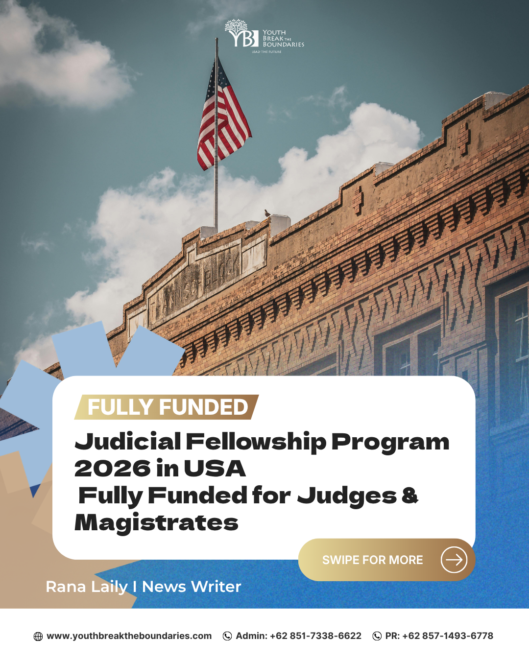 Judicial Fellowship Program 2026 in USA | Fully Funded Opportunity for ...