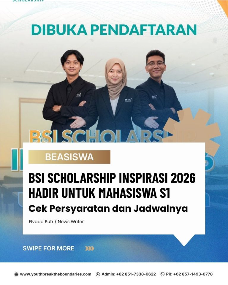 BSI Scholarship Inspirasi 2026 Hadir untuk Mahasiswa S1
